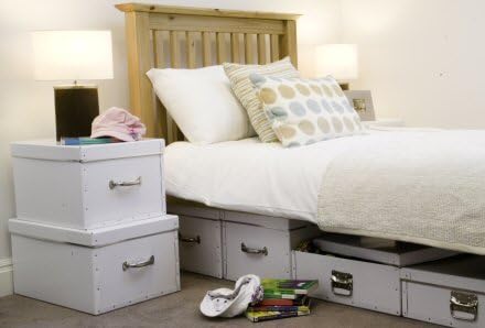 Set of 2 Storage Boxes : Amazon.co.uk: Home & Kitchen