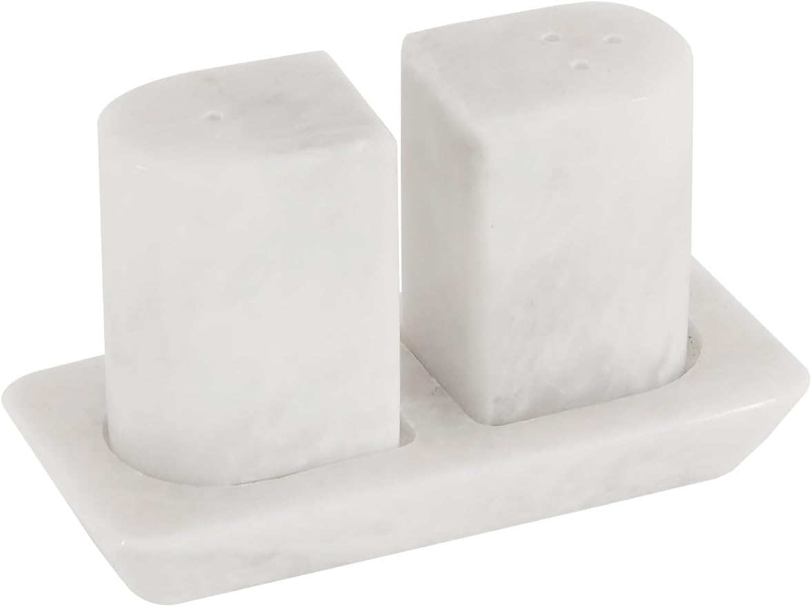 Amazon.com: Radicaln Marble Salt and Pepper Shakers Set 2.5" Inches ...