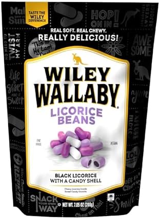 Amazon.com : Wiley Wallaby 7.05 Ounce Classic Black Gourmet Australian ...