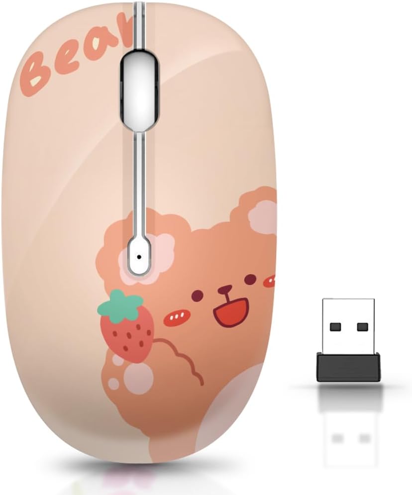 Amazon.com: Unique Pattern Optical Mice Mobile Wireless Mouse 2.4G ...