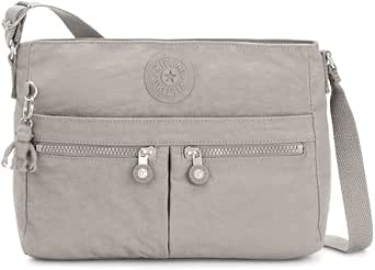 Amazon | Kipling New Angie, グレー グレー, One Size | Kipling | 斜めがけバッグ