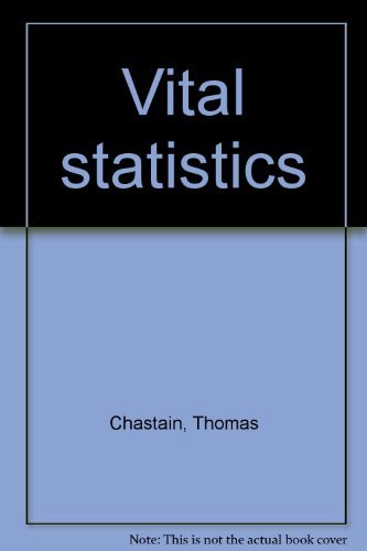 Amazon.com: Vital statistics: 9780812906981: Chastain, Thomas: Books