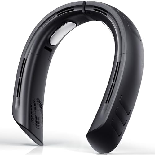 Amazon.com: JMOSTRG Portable Neck Fan - 4 Turbines Neck Fan ...