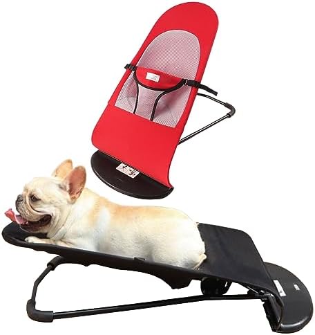 Amazon.com : VARONGHKOO Pet Dog Cat Rocking Bed Chair with Removable ...