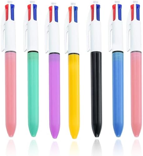 BIC 4 Colours Original Pens, Multi Coloured Pens All In One, Biro Pens ...