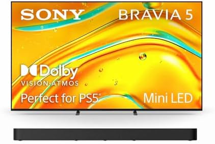 Amazon.com: Sony BRAVIA 5 55-Inch 4K Mini LED Smart TV (K-55XR50) with ...