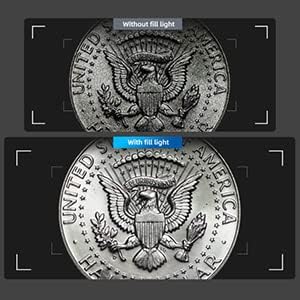 TOMLOV Luces de relleno LED de cuello de cisne con microscopio digital ...