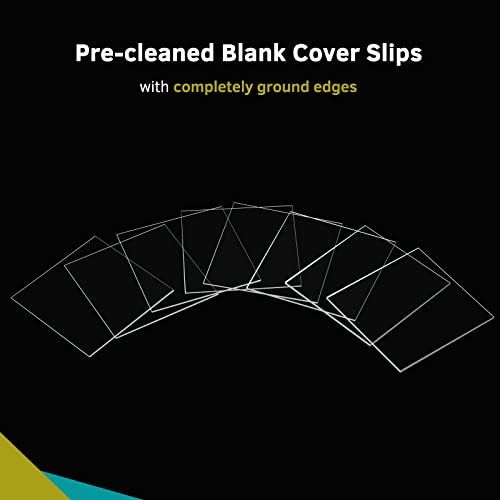 Snapklik.com : 100 Microscope Slides And Covers, Blank Glass Slides For ...