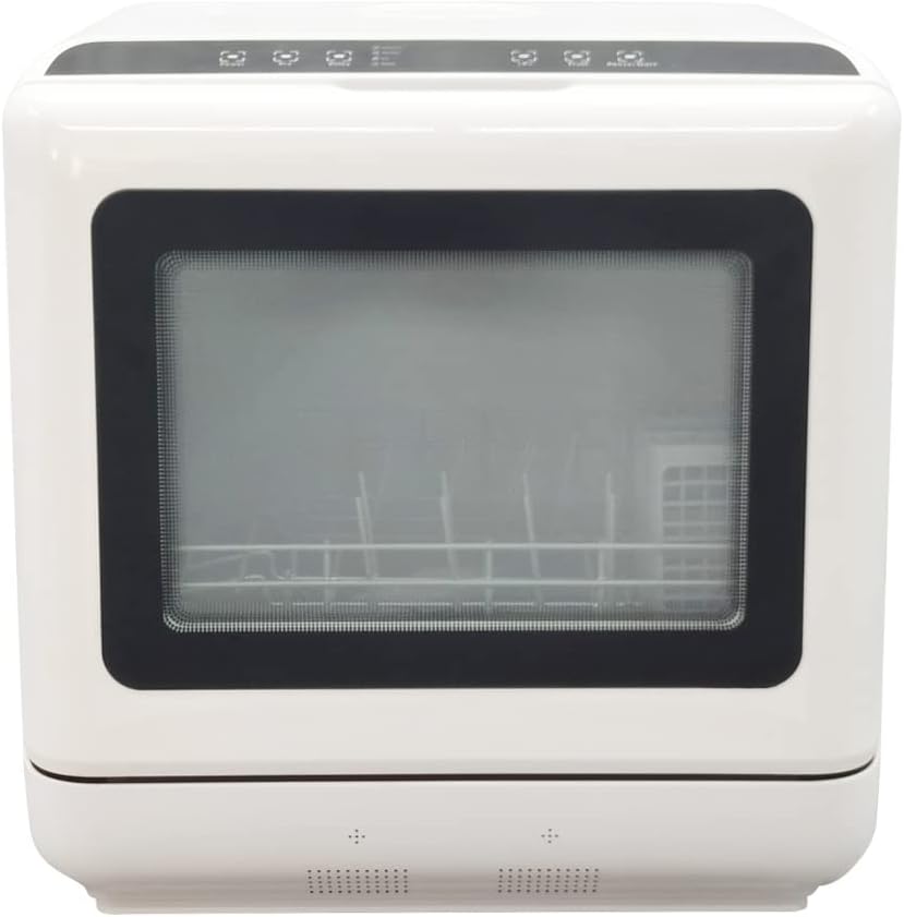Amazon.com: EQCOTWEA Countertop Dishwasher Portable Desktop Dishwasher ...