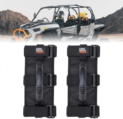 Amazon.com: KEMIMOTO 2 PCS UTV Grab Handles Fit for 1.5-2 inch Roll Bar ...