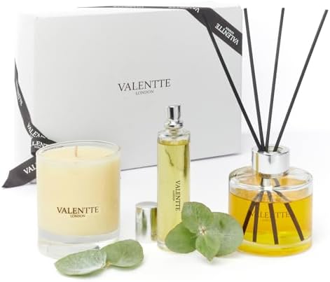 Scented Gift Box with Candle, Reed Diffuser, and Room Mist ...