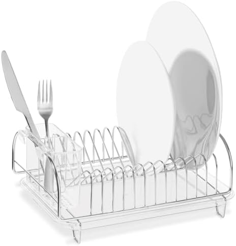 Amazon.com - Better Houseware Stainless Steel Dish Drainer with Clear ...
