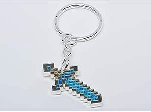 Amazon.com: Minecraft 3483 Diamond Sword Keychain : Clothing, Shoes ...