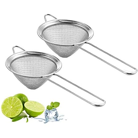 Amazon.com: Fine Mesh Strainer For Bar -Stainless Steel Conical ...