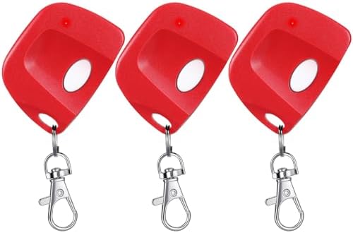 Kingdder 3 Pcs 8 Dip Switch 310mhz Garage Door Remote Compatible with ...