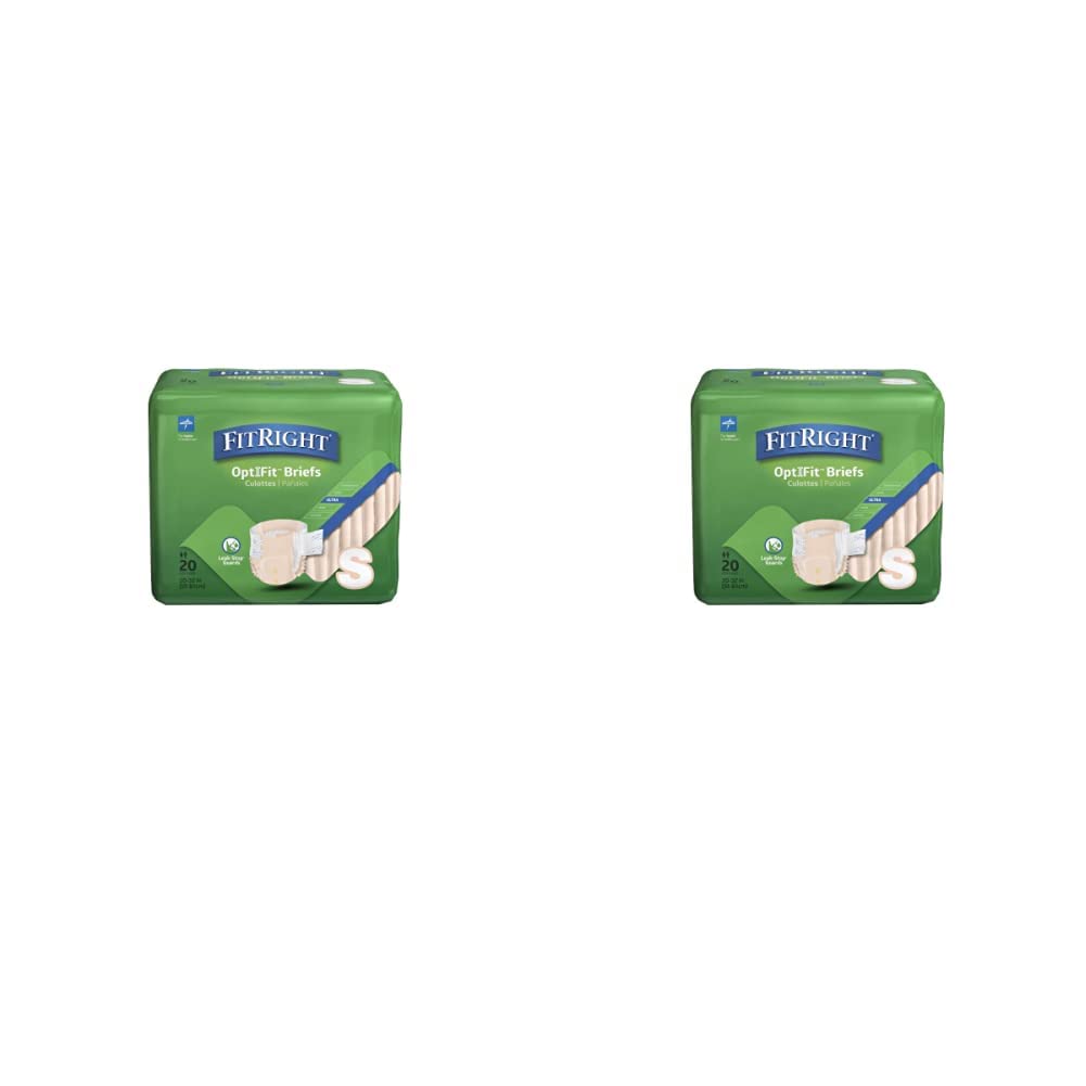 Amazon.com: FitRight OptiFit Ultra Adult Briefs, Incontinence Diapers ...