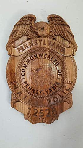 Amazon.com: Personalized Pennsylvania State Police Trooper Badge V ...