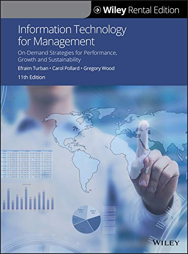 Information Technology for Management: On-Demand Strategies for ...