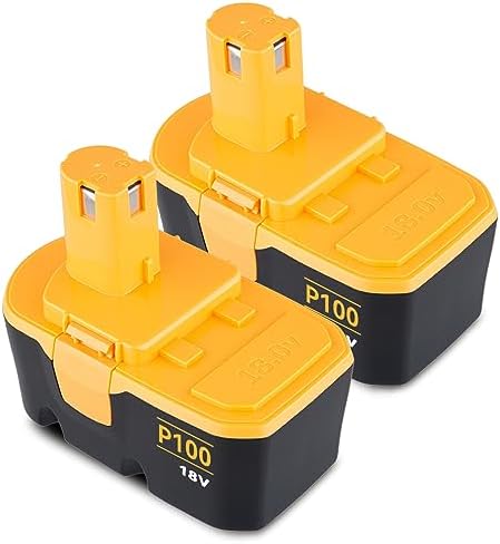 Amazon.com: LUMSING 2Pack 4.8Ah P100 Compatible with Ryobi 18V Battery ...