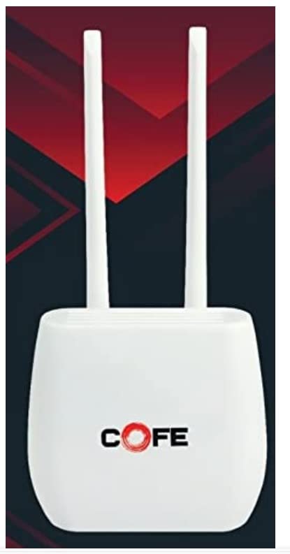 COFE CF- 4G 502 with 300Mbps Speed 4G & 5G Sim Support Wi-Fi Router, No ...