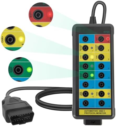Amazon.com: OBD2 Breakout Box OBDII Protocol Detector, Car CAN Test ...