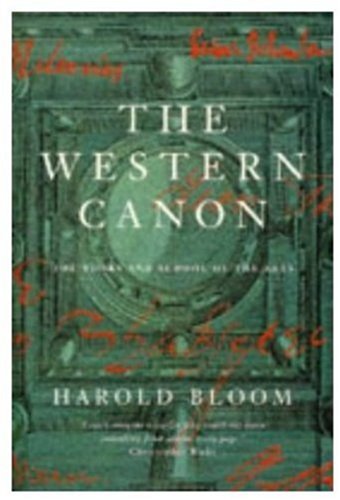 The Western Canon : Bloom, Prof. Harold: Amazon.de: Bücher