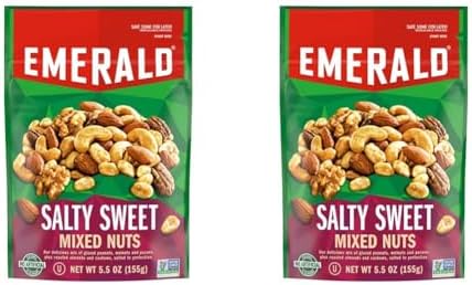 Amazon.com : Emerald Nuts, Salty Sweet Mixed Nuts, Features Kettle ...