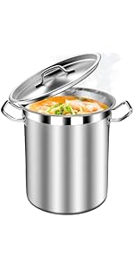 Amazon.com: STOCKPOT Commercial Grade Large Stock Pot - Soup Pot with ...