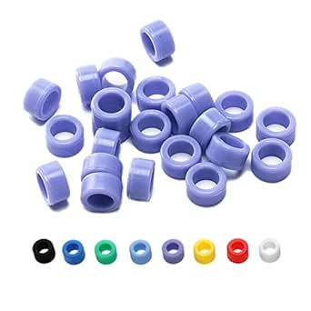 SNAWOP Dental Color Code Rings Multi-Colors Autoclavable Silicone ...