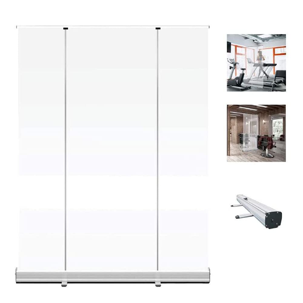 Buy XIAOLIN Transparent Roller Blind,Partition Screen Pull-Up Roller ...