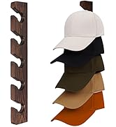 Amazon.com: Telihel Wooden Hat Rack for Wall Baseball Cap Display ...
