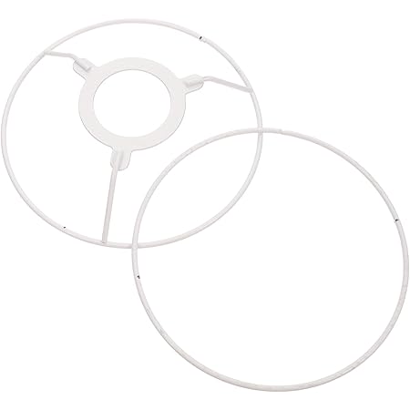 uxcell Lamp Shade Ring, 120mm Dia. Lampshade Holder Frame Ring for E26 ...