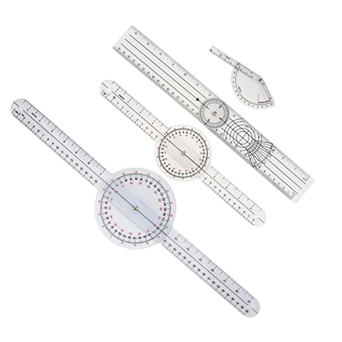 Goniometer Kit Draagbaar 4 Stuks Draai Transparante Goniometer Hoek ...