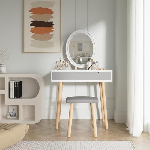 YOURLITE LED Vanity Makeup Table Set Review - Space Saving Furniture
