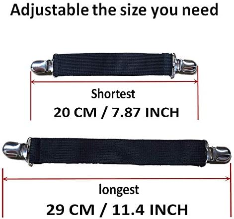 6/PK Dress Cinch Jeans Pants Clip Boot Strap Garment Cincher Waistband ...