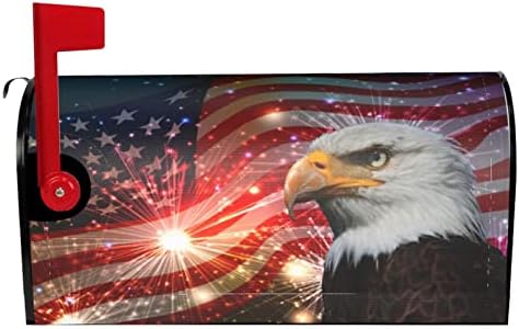 Amazon.com: ALAZA Welcome Mailbox Covers Magnetic Eagle and USA ...