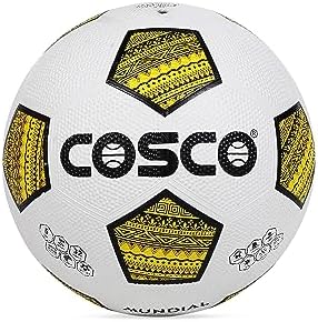 Cosco Rubber Hurricane Football - Size 5, White : Amazon.in: Sports ...