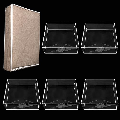 Amazon.com: Geetery Plastic Sofa Seat Cushion Covers Sofa Covers PVC ...