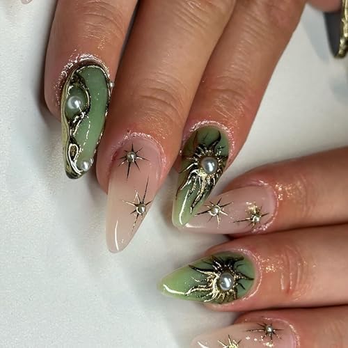 Amazon.com: Glamnetic Press On Nails - Fall Boo | Multicolor Halloween ...
