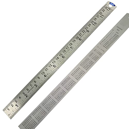 Precision 12" Ruler Stainless Steel Industrial Jewelry Measuring ...