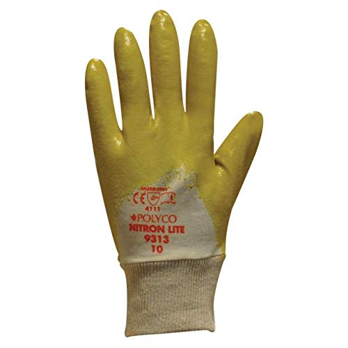 Polyco Healthline Nitron Beige Nitrile General Purpose Work Gloves ...