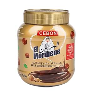 Cebon El Mordjene Chocolate Hazelnut Cream Spread | Creamy, Rich Cocoa | Perfect for Breakfasts ...