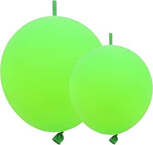 Amazon.com: IN-JOOYAA 6 Inch 12 Inch Lime Green Latex Link Balloon 200 ...