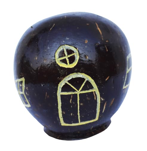 Spice Enterprises Home Decor Item - Coconut Shell Money Bank : Amazon ...