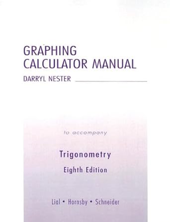 Amazon.com: Graphing Calculator Manual: 9780321227386: Lial, Margaret L ...