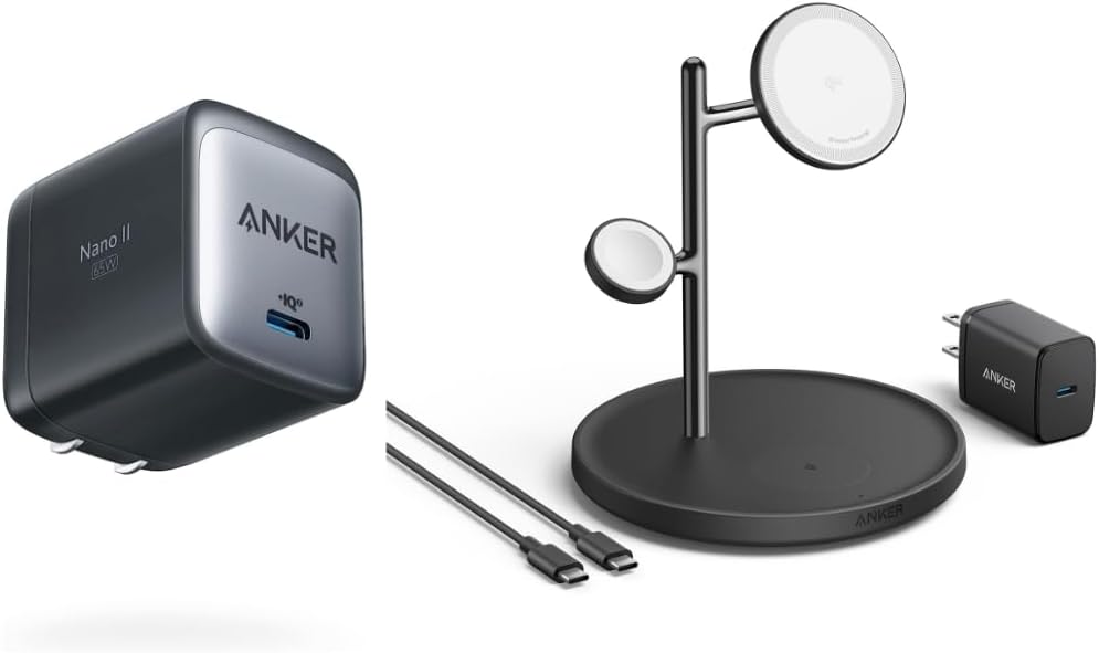 Amazon.com: Anker Nano II Charger Adapter with Anker MagGo 3-in-1 ...