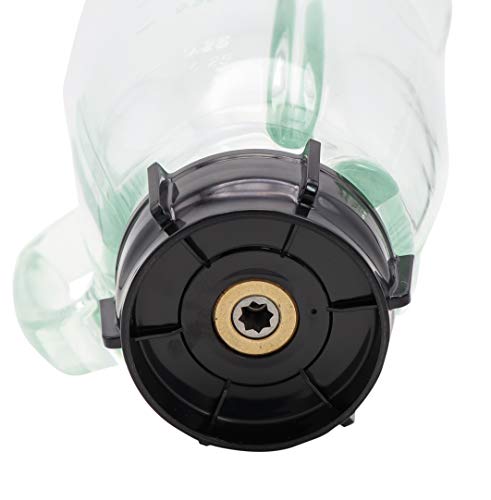 Blendin 6 Cup Round Glass Jar Assembly With Blade, Gasket, Base, Lid ...