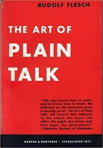 Amazon | The Art of Plain Talk | Flesch, Rudolf | Words & Language