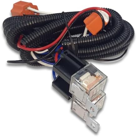 Amazon.com: H4 Headlight Relay Harness Kit, 2-Headlight Wiring Harness ...