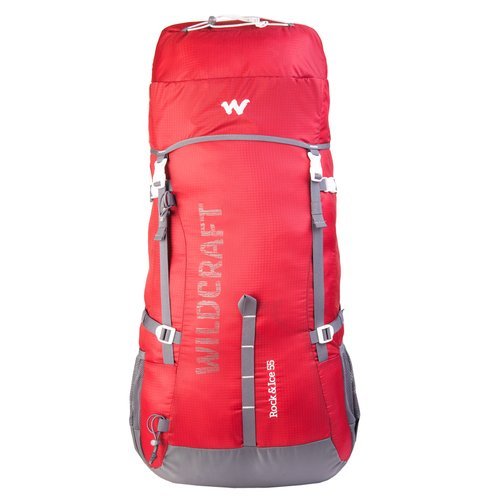 Buy Wildcraft Rucksack for Trekking Rock & Ice 55 - Red at Amazon.in